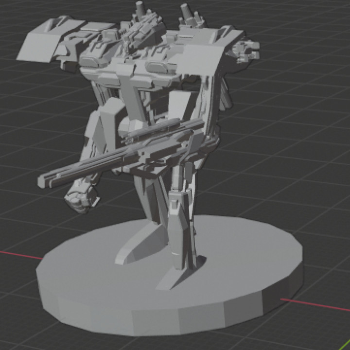 3D Printable Jack Hammer Jump Mech by Halicide