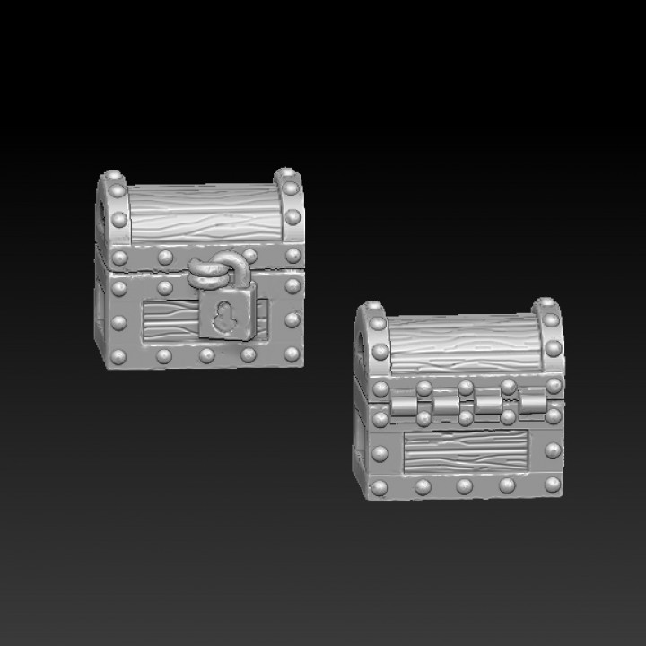 3D Printable Chests pack by Stanislav Kuznetsov