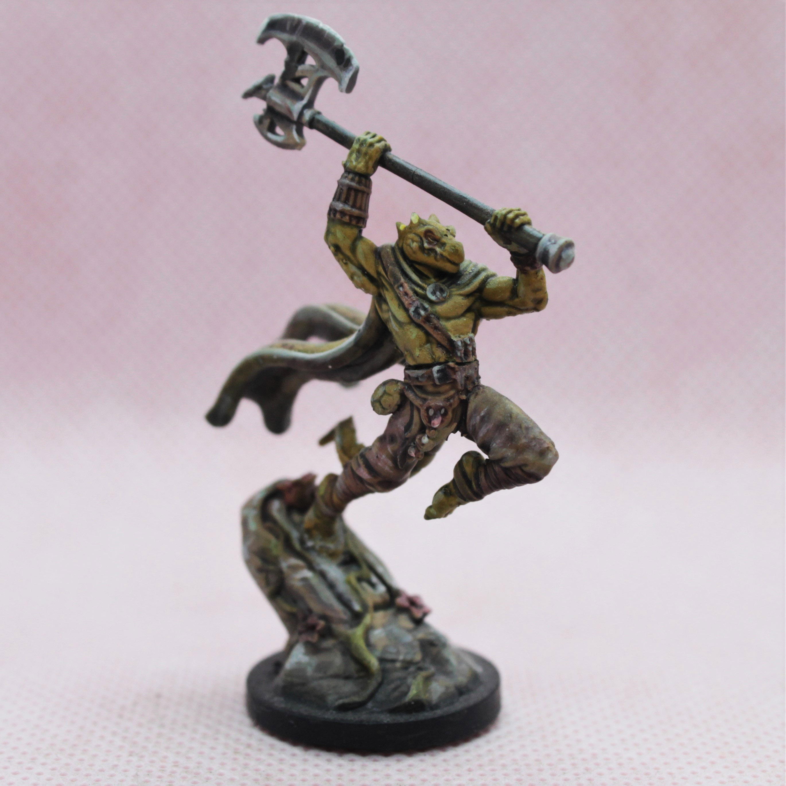 3D Printable Koa Lizardfolk Barbarian - Presupported by The Dragon ...