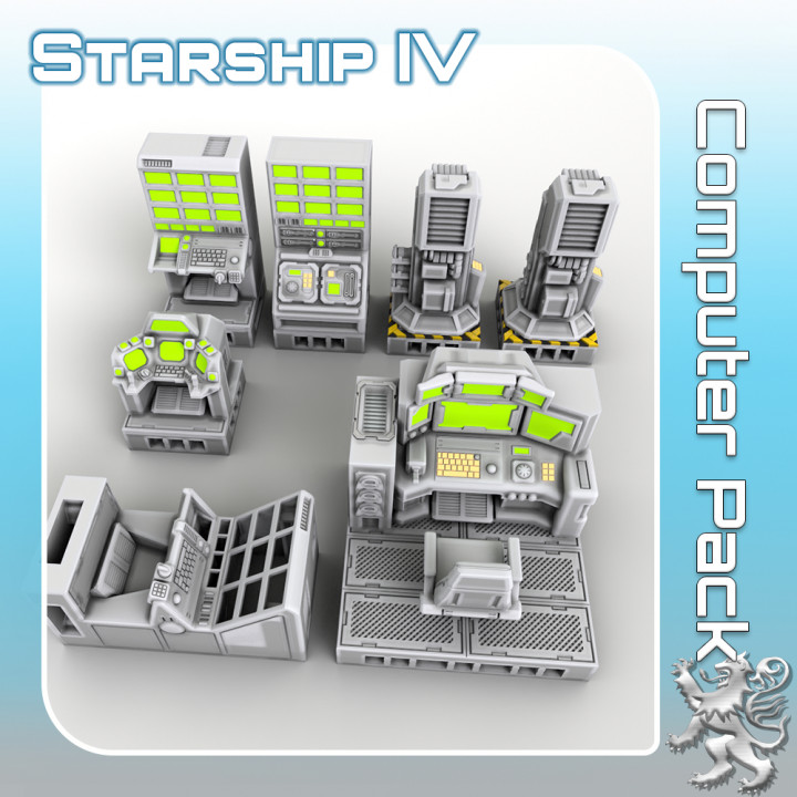 3D Printable Computer Pack by 2nd Dynasty