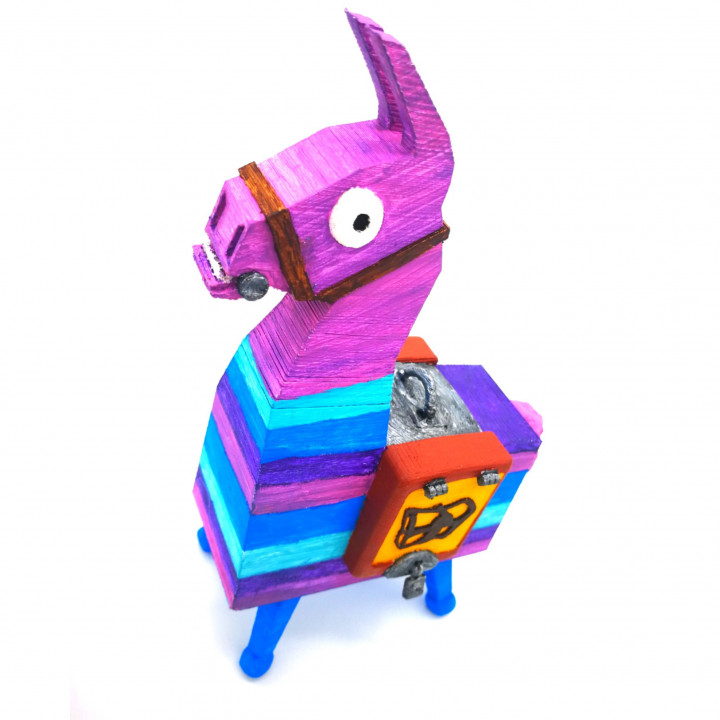 3D Printable Llama Fortnite by Donatella Orlando