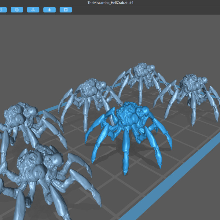 3D Printable Hell Spider! by HatredStudios