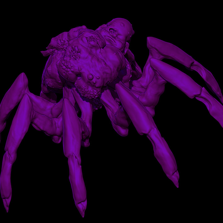 3D Printable Hell Spider! by HatredStudios