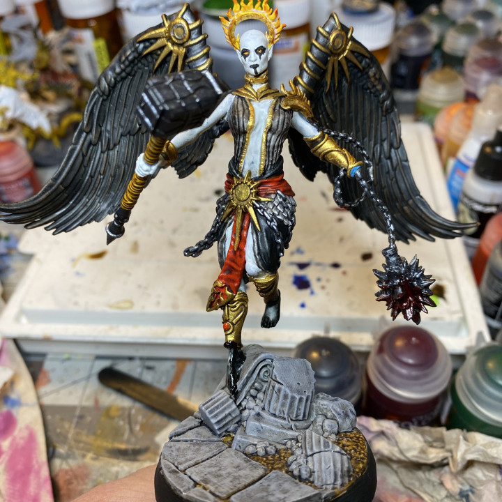 3D Print of Celestial Messengers and Trumpet Celestials by MephitMan