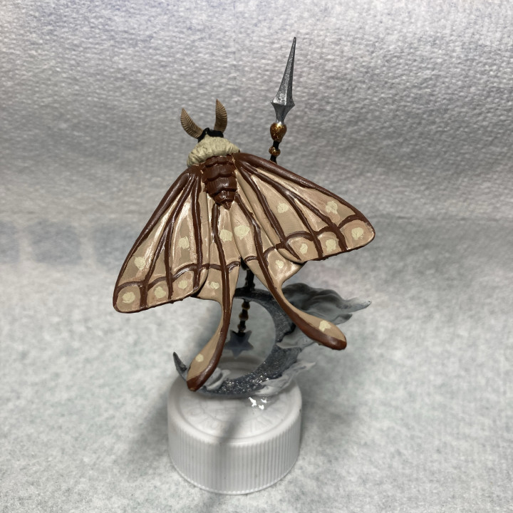 3D Print of Psychidae, Noctuoidea Moth Mage (Pre-Supported) by Automobizz