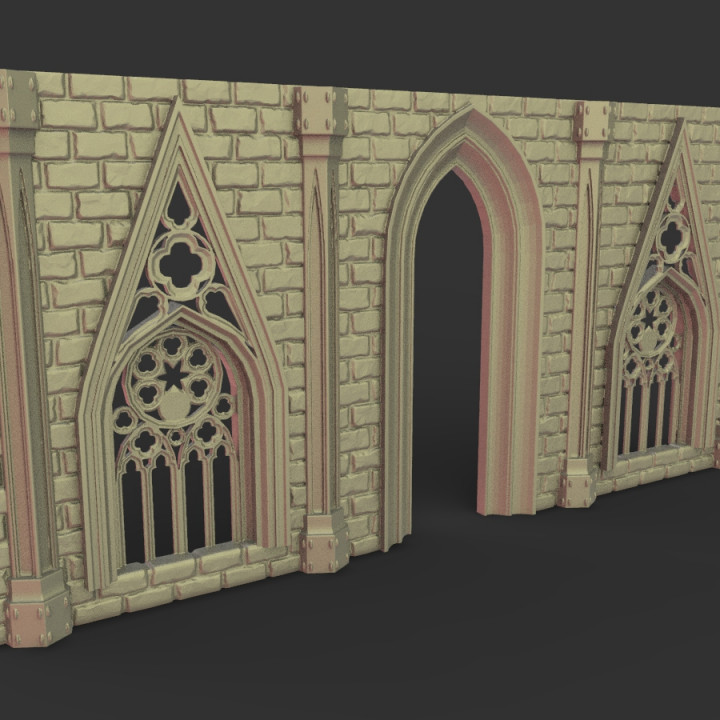 3D Printable Wall scenery by LegionMiniatures