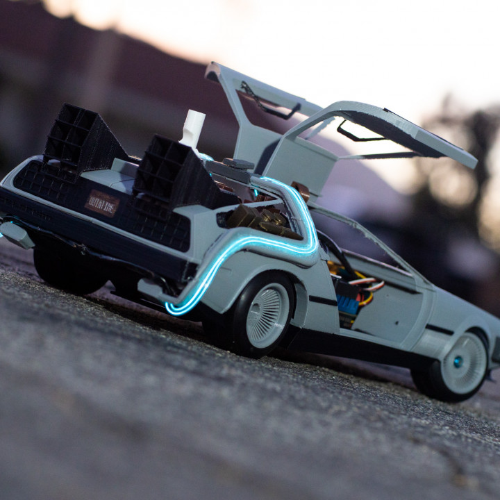 3D Printable Delorean DMC-12/BTTF Time Machine 3D Printed RC Car by ...