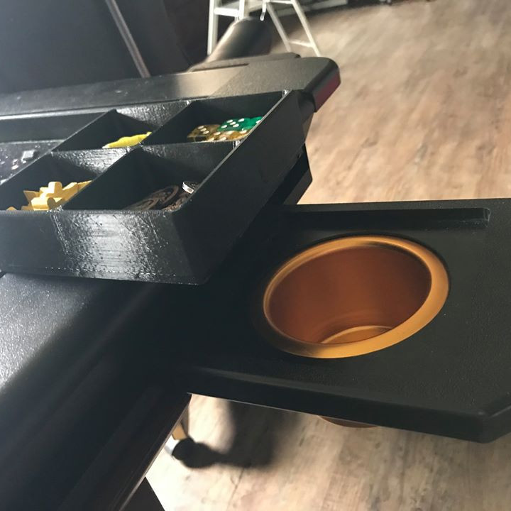 3D Printable Game Table Accessories Dice Tray by Ken