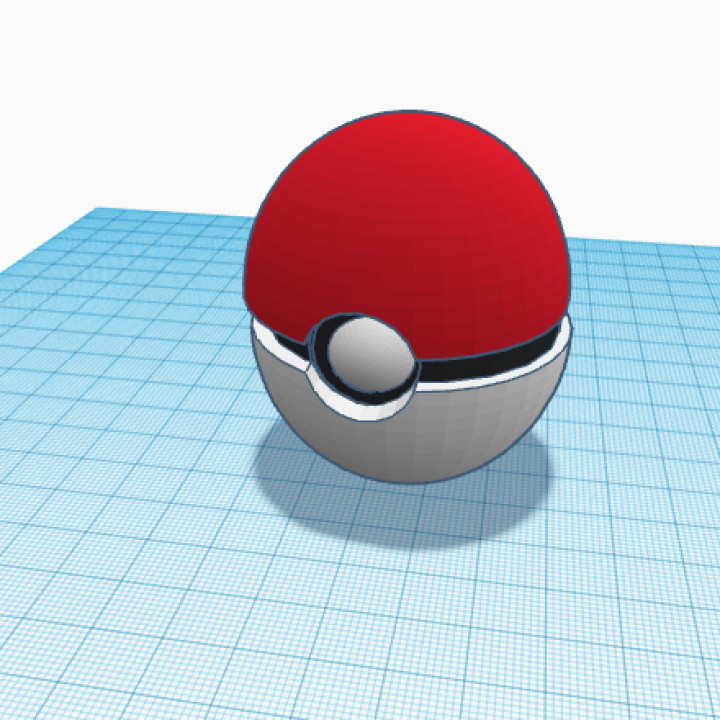3D Printable pokeball by İTG Ailesi