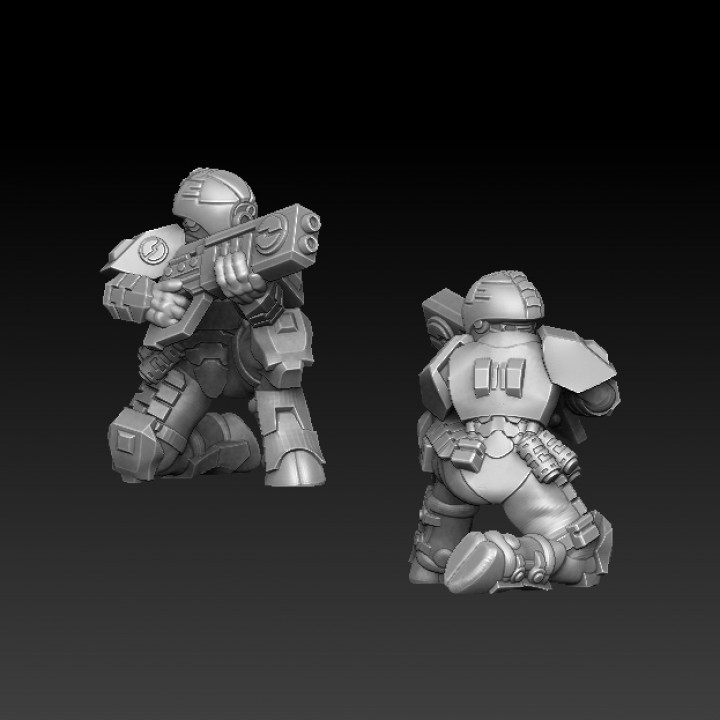 3D Printable alien GG shoot from the knee by Stanislav Kuznetsov