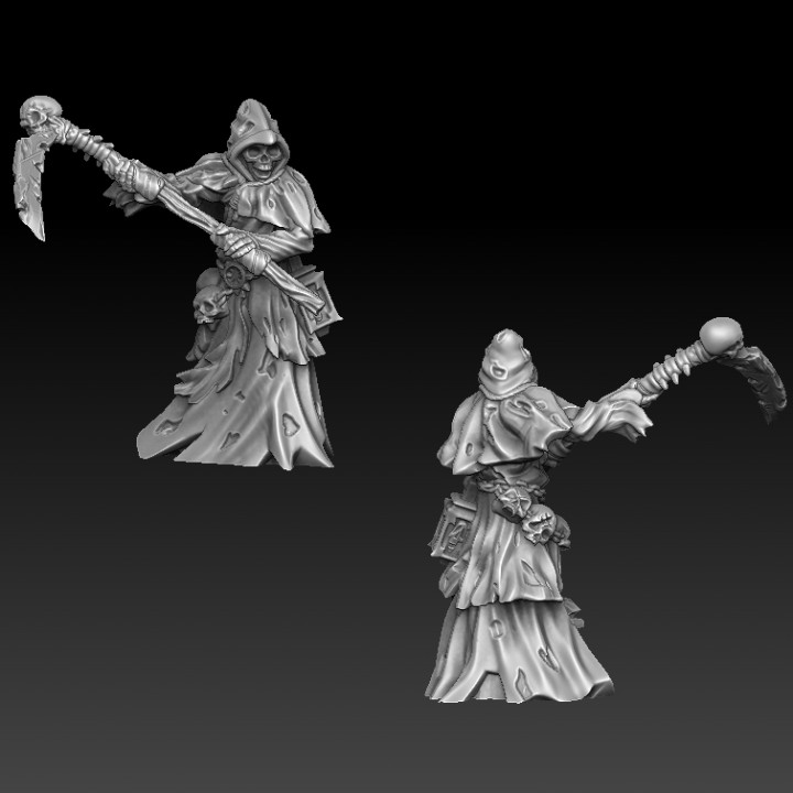 3D Printable Dread wraith with scythe by Stanislav Kuznetsov