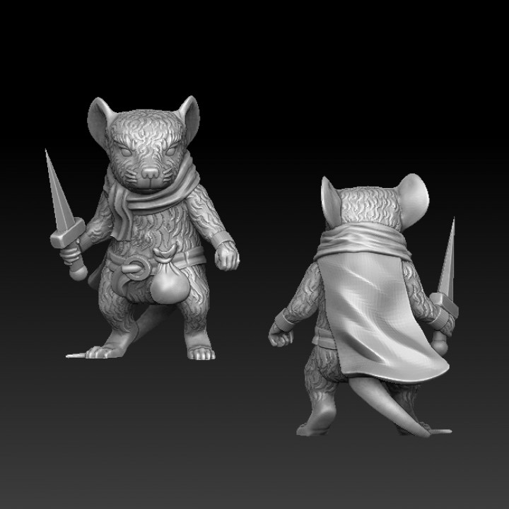 3D Printable mouse adventurer by Stanislav Kuznetsov