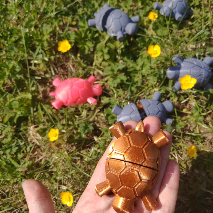 3D Printable Adjust-A-Turtle Phone Stand by conner freeman
