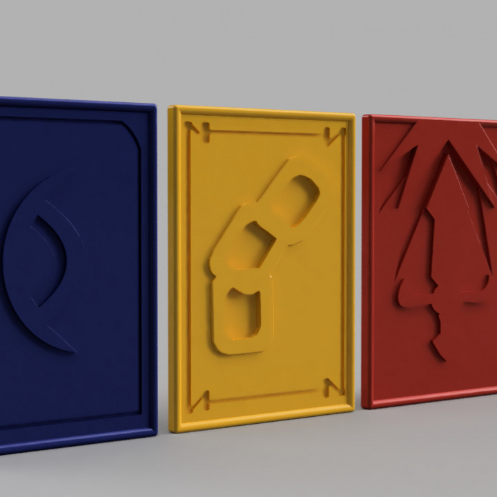 3D Printable Twisted Fate Cards by Tyler Hagstrom