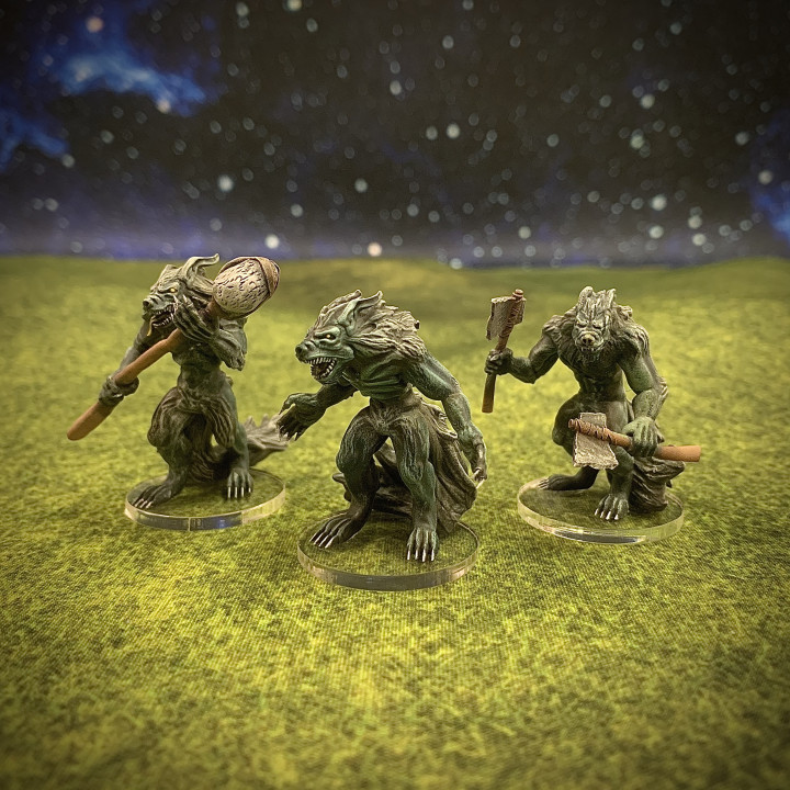 3D Printable Nine Worlds: Vargar Pack by Ill Gotten Games