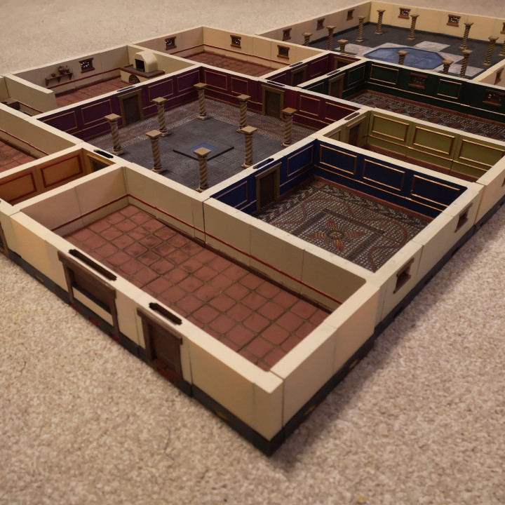 3D Printable Roman Villa by Richard Hodgkins
