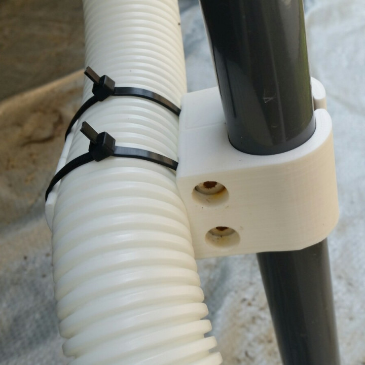 3D Printable Intex Quadra Frame Pool Clamps / Mounts / Halterungen by ...