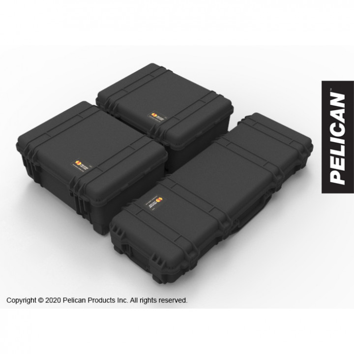 3D Printable Pelican 1/10 Scale case set by Knight Customs