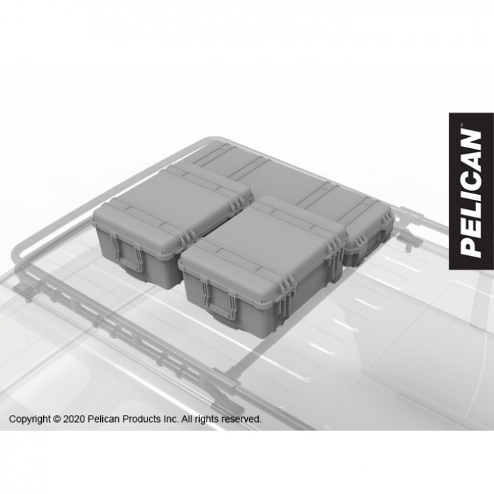 3D Printable Pelican 1/10 Scale case set by Knight Customs