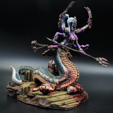 3D Printable Marilith with Diorama by 3DArtGuy