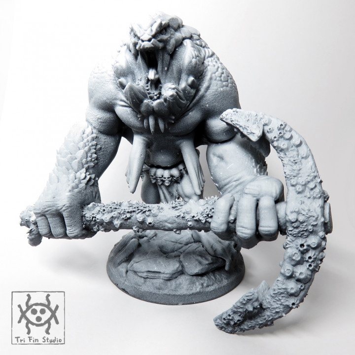 3D Printable Ocean Tyrant - Dunkledon by Tri Fin Studio
