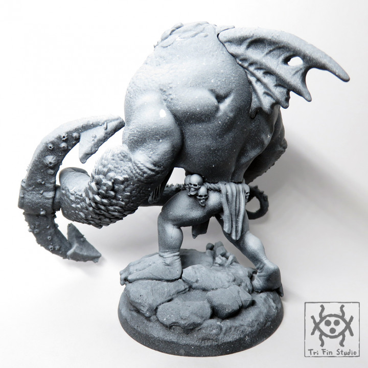 3D Printable Ocean Tyrant - Dunkledon by Tri Fin Studio