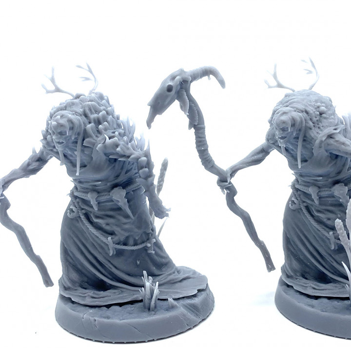 3D Printable Swamp Witch (2 variations) by Mini Monster Mayhem