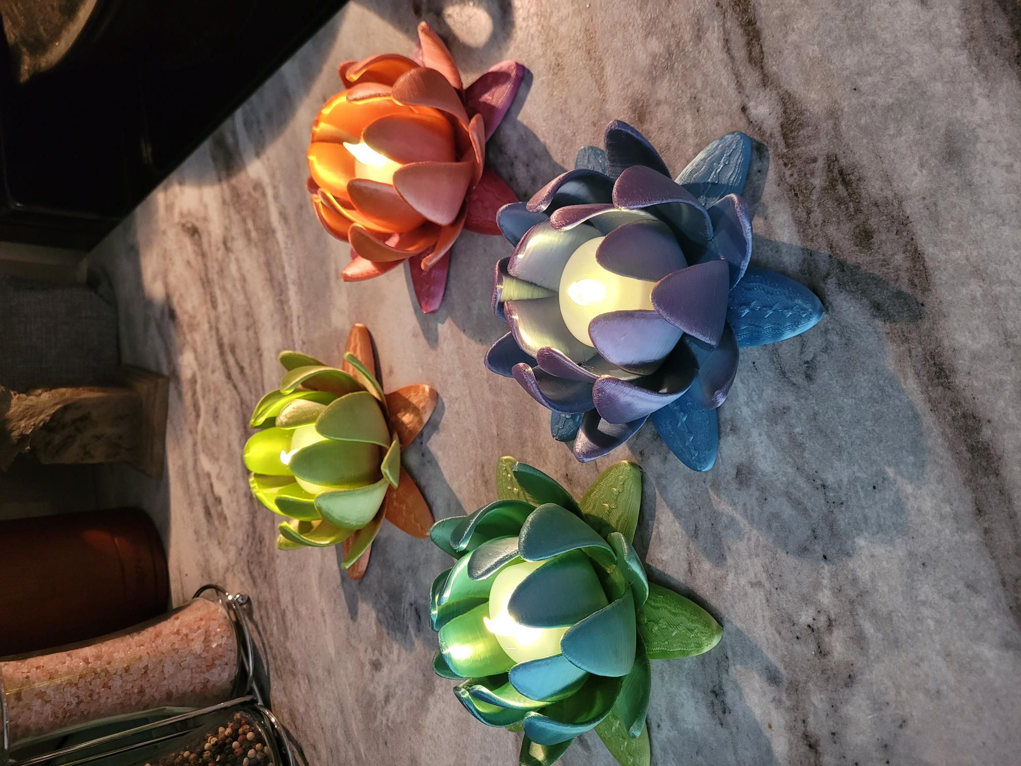 3D Printable Lotus Flower by Andrew Reynolds