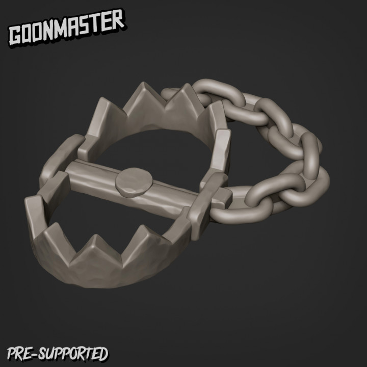 3D Printable Bear Trap by Goon Master