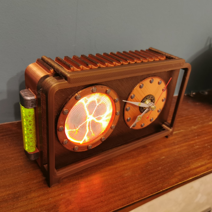 3D Printable Plasma disc clock by Ray Whitford