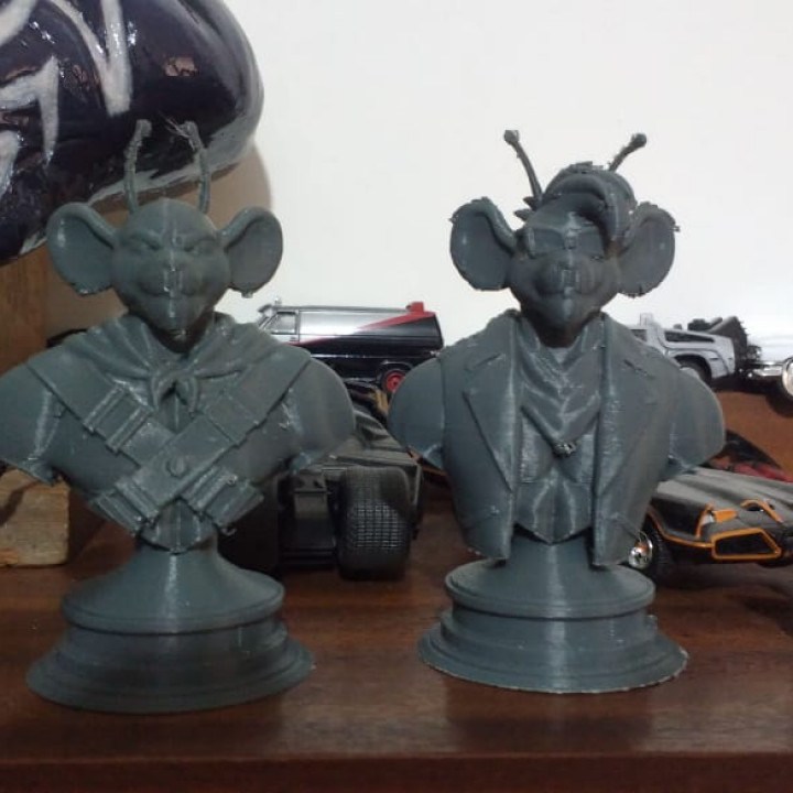 3D Printable 3D printable - Mice Biker from Mars by Derian Quindo