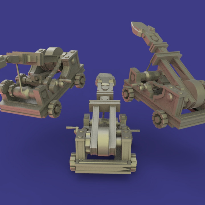 3D Printable catapult by LegionMiniatures