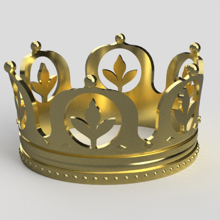 3D Printable Crown by imakina