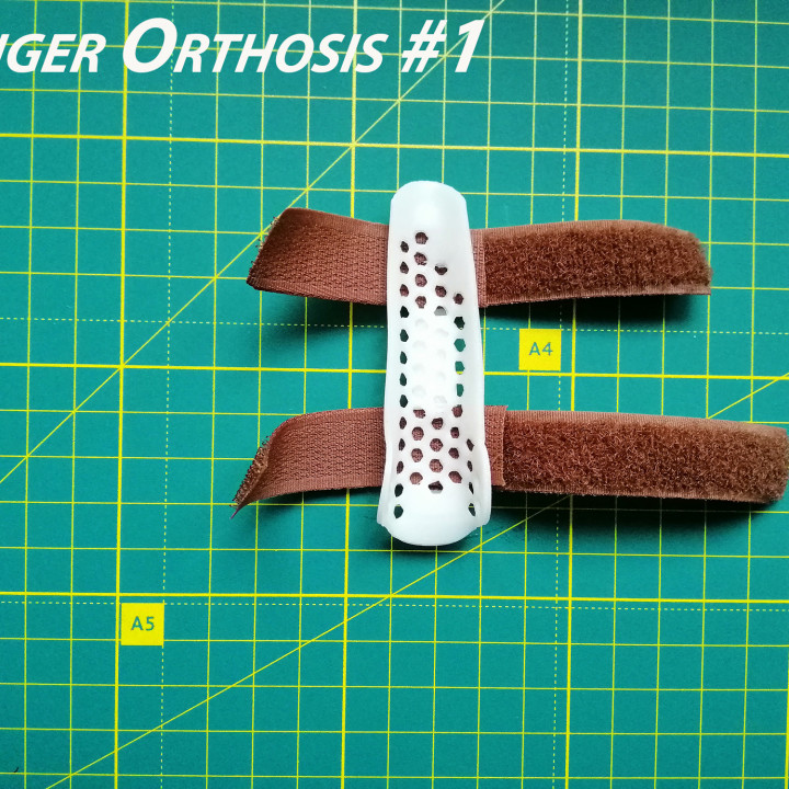 3D Printable Finger orthosis by Oleksandr