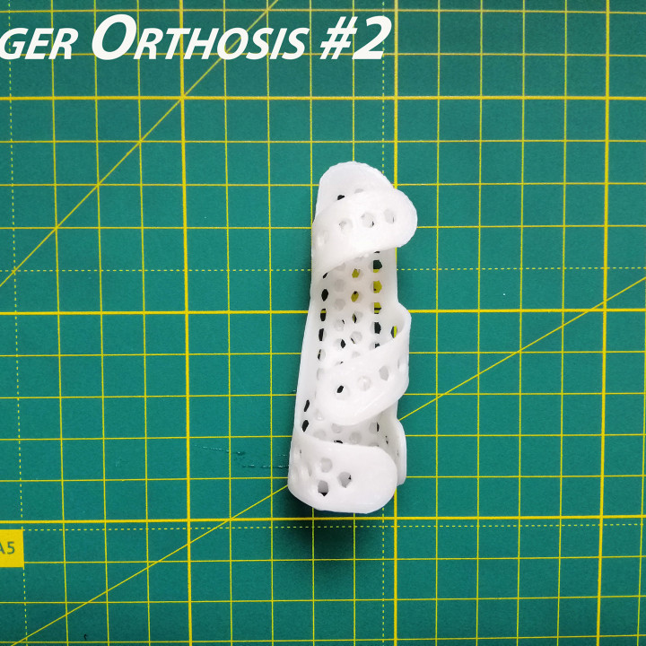 3D Printable Finger orthosis by Oleksandr