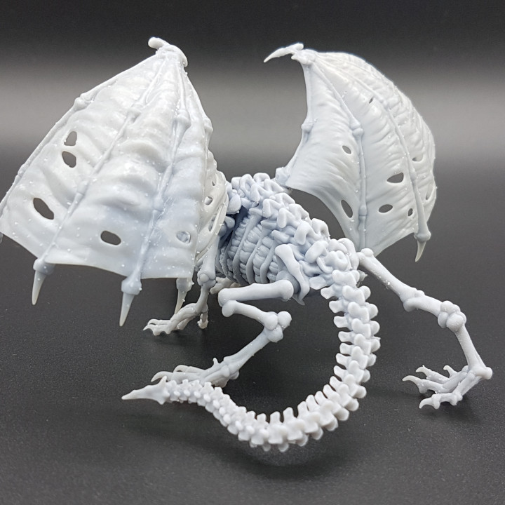 3D Printable Draco Lich - Skeleton Army - Undead Dragon by Epic-Miniatures