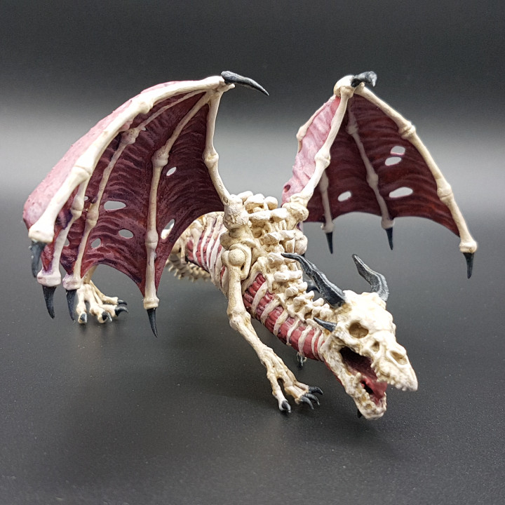 3D Printable Draco Lich - Skeleton Army - Undead Dragon by Epic-Miniatures