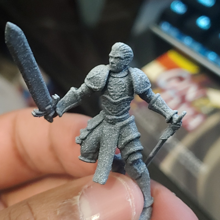 3D Print of Fantasy Knight by DonBlackFox