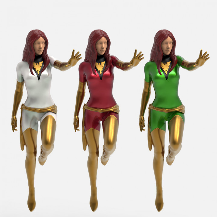 3D Printable Phoenix - Jean Grey (X-men) by Volpy Gregor