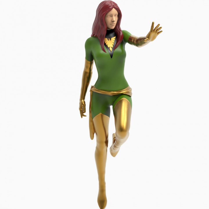3D Printable Phoenix - Jean Grey (X-men) by Volpy Gregor
