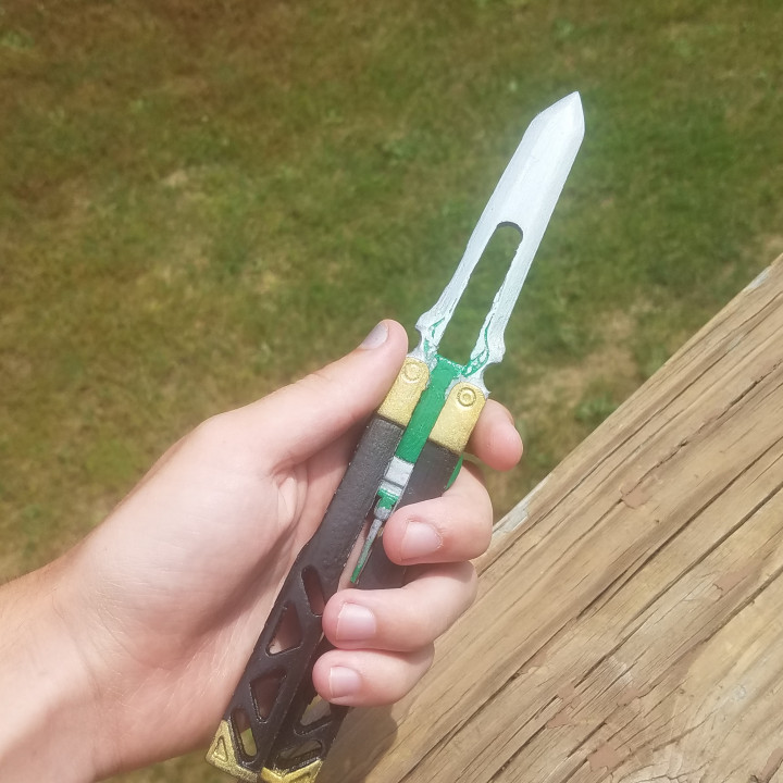 3D Printable Octane's Heirloom Apex Legends by T-E-C