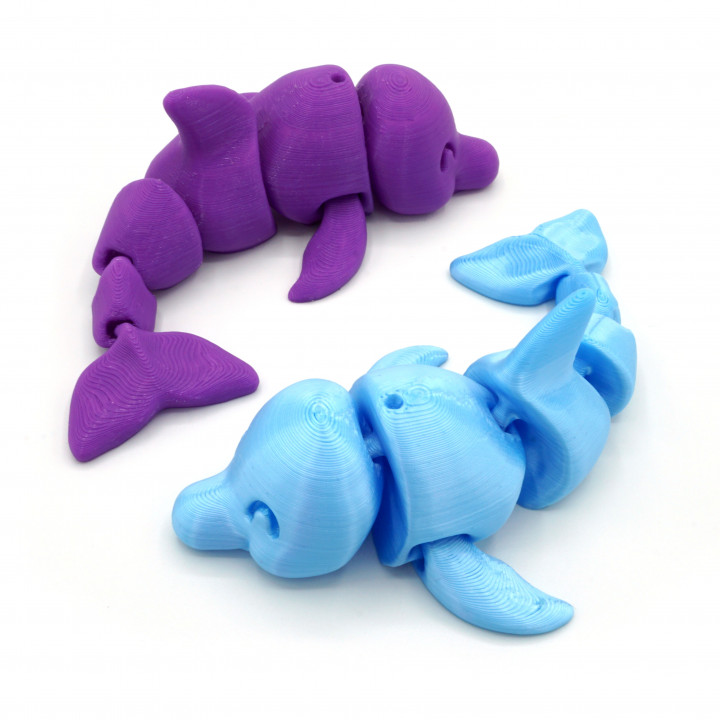 3D Printable Articulated Dolphin by McGybeer