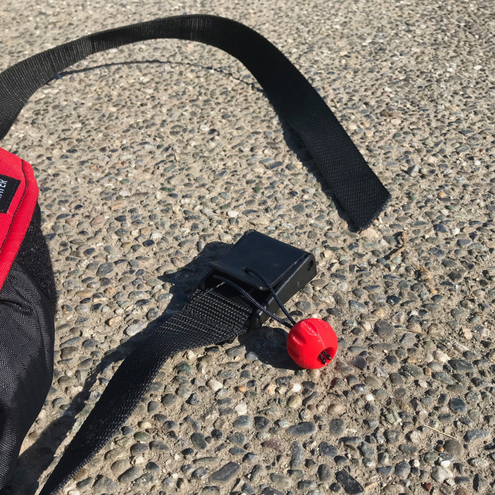 3D Printable Kayak Tow Belt Pull Knob by Mark M