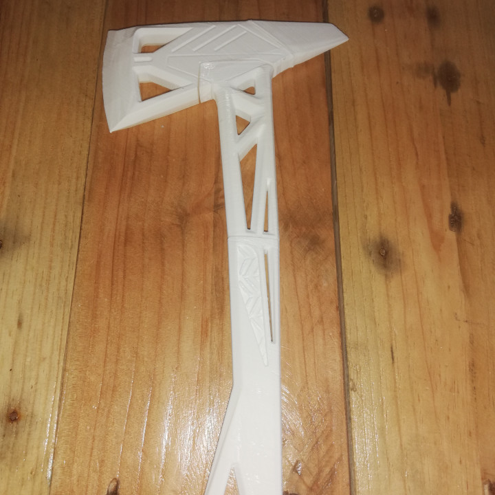3D Printable AXE PRIME MELEE VALORANT by PoulpyR2