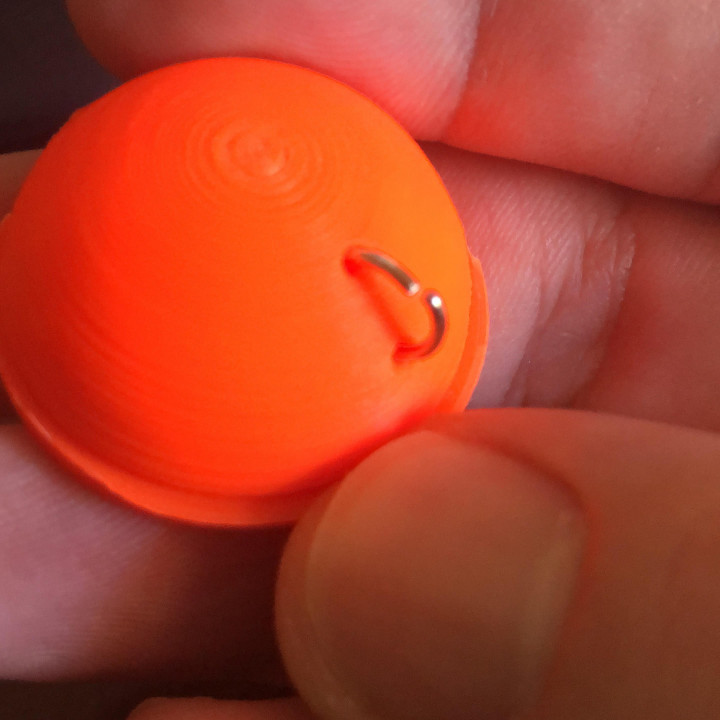 3D Printable Pokeball Keychain Multicolor by Hégon Noernberg Naves