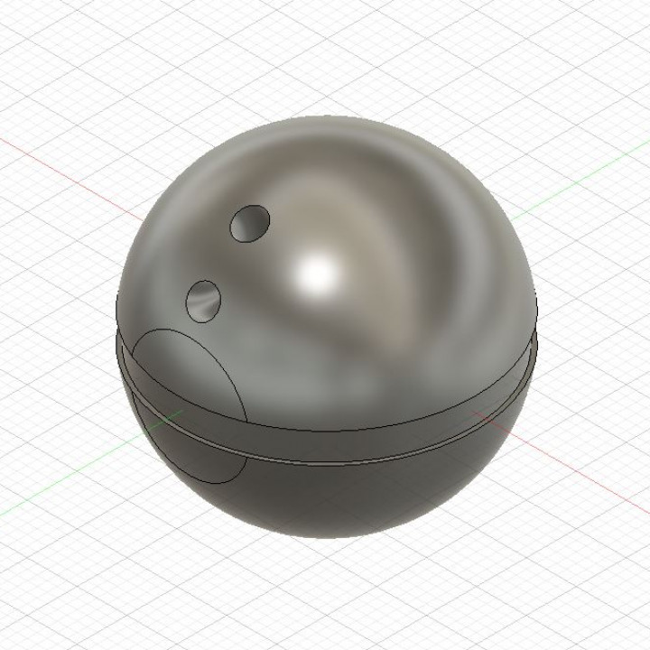 3D Printable Pokeball Keychain Multicolor by Hégon Noernberg Naves
