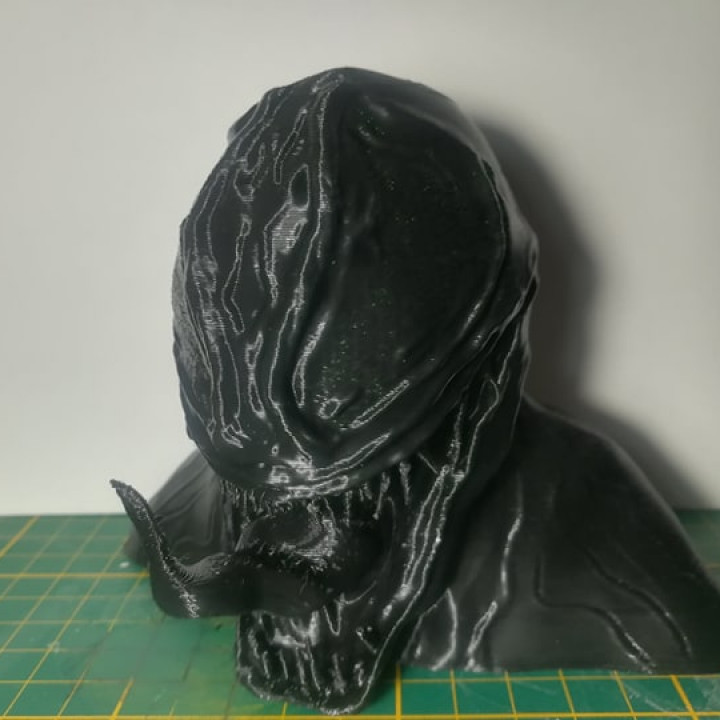 3D Printable Venom's bust by Tim Kilson