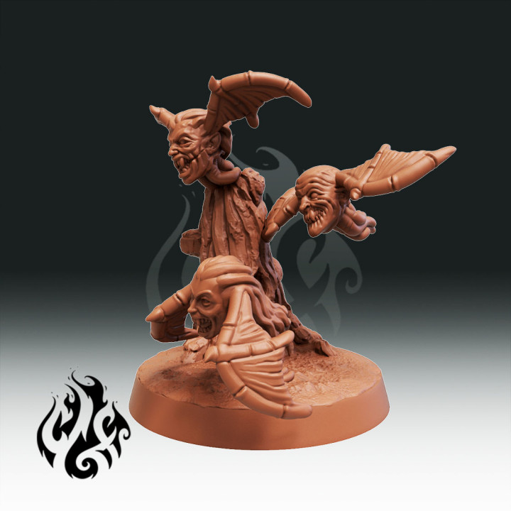 3D Printable Vampire Heads by Crippled God Foundry