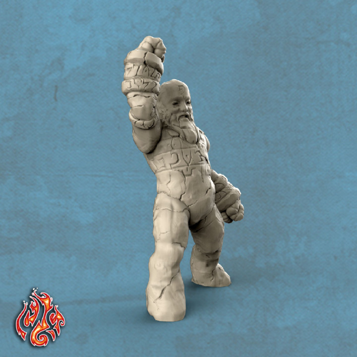 3D Printable Clay Golem by Crippled God Foundry