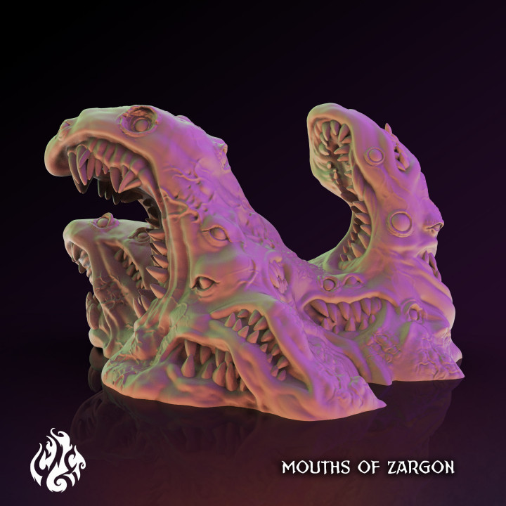 3D Printable Mouths of Zargon by Crippled God Foundry